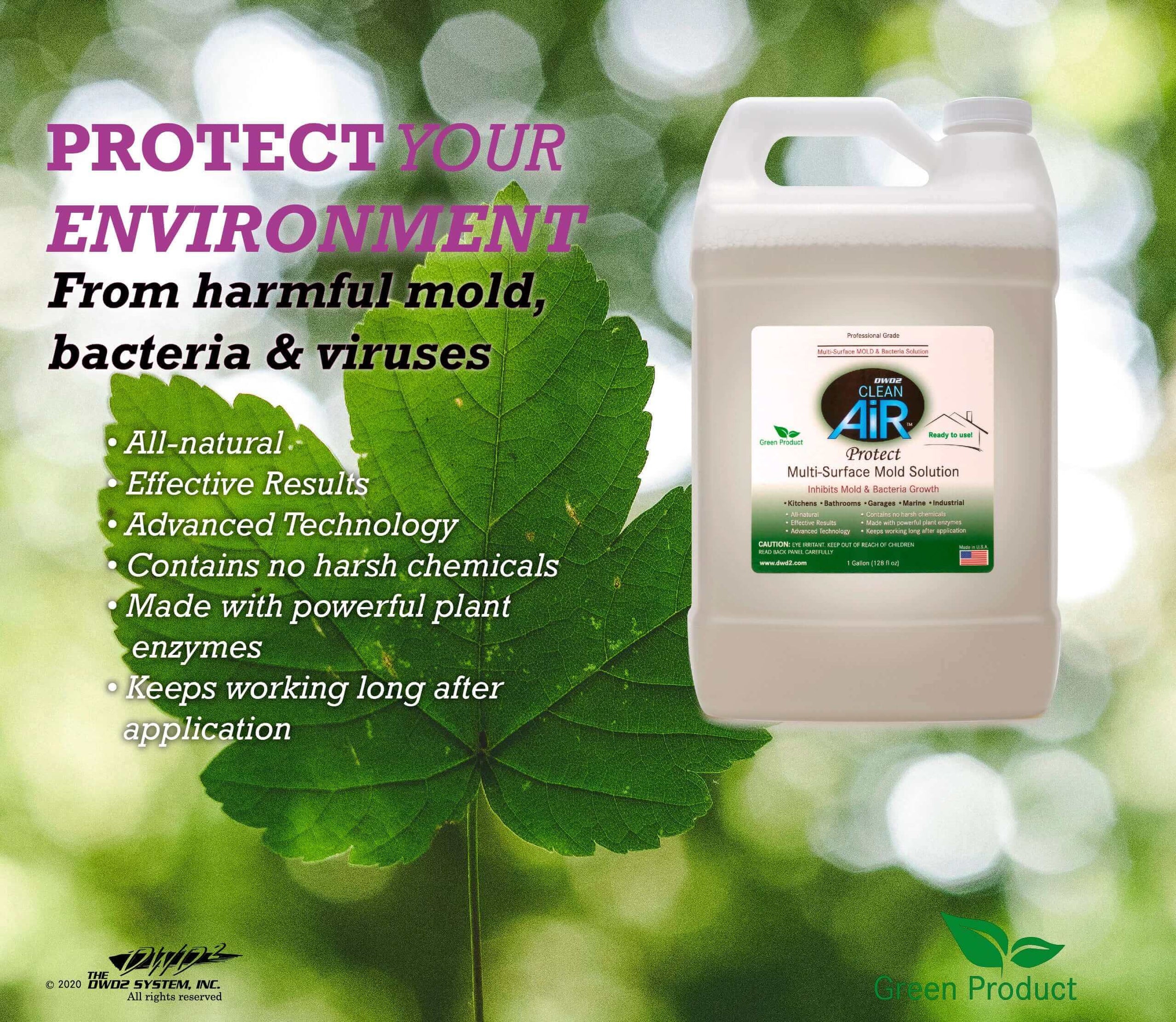 Protect - Multi Surface Mold & Bacteria Solution - 1 Gallon